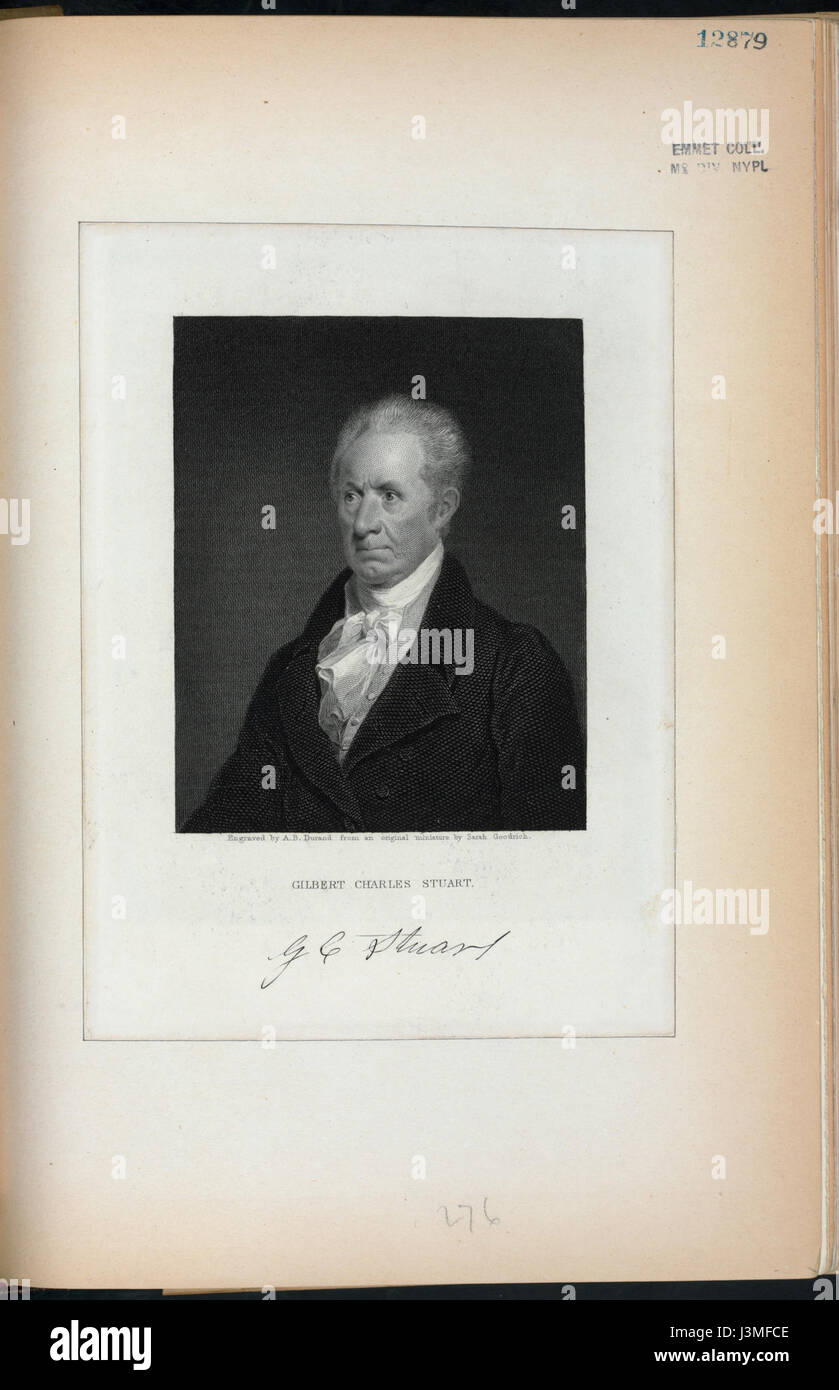 Gilbert Charles Stuart was a famous American portrait artist known for ...