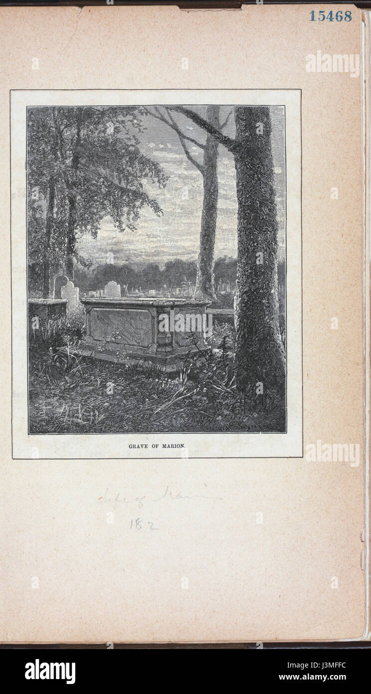 The Grave of Marion, illustrated by the New York Public Library's ...