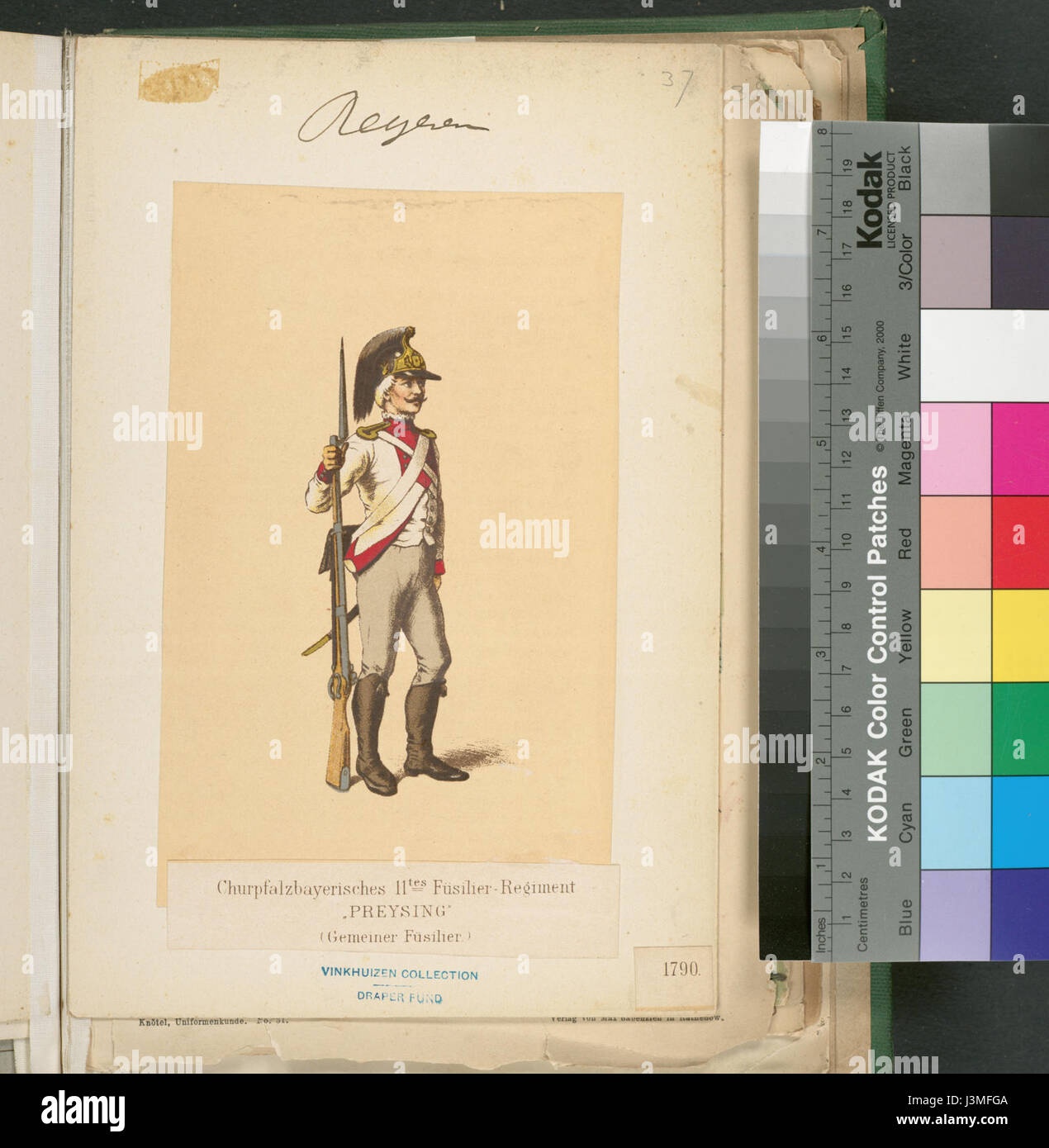 This title refers to a historical map collection depicting Bavaria ...