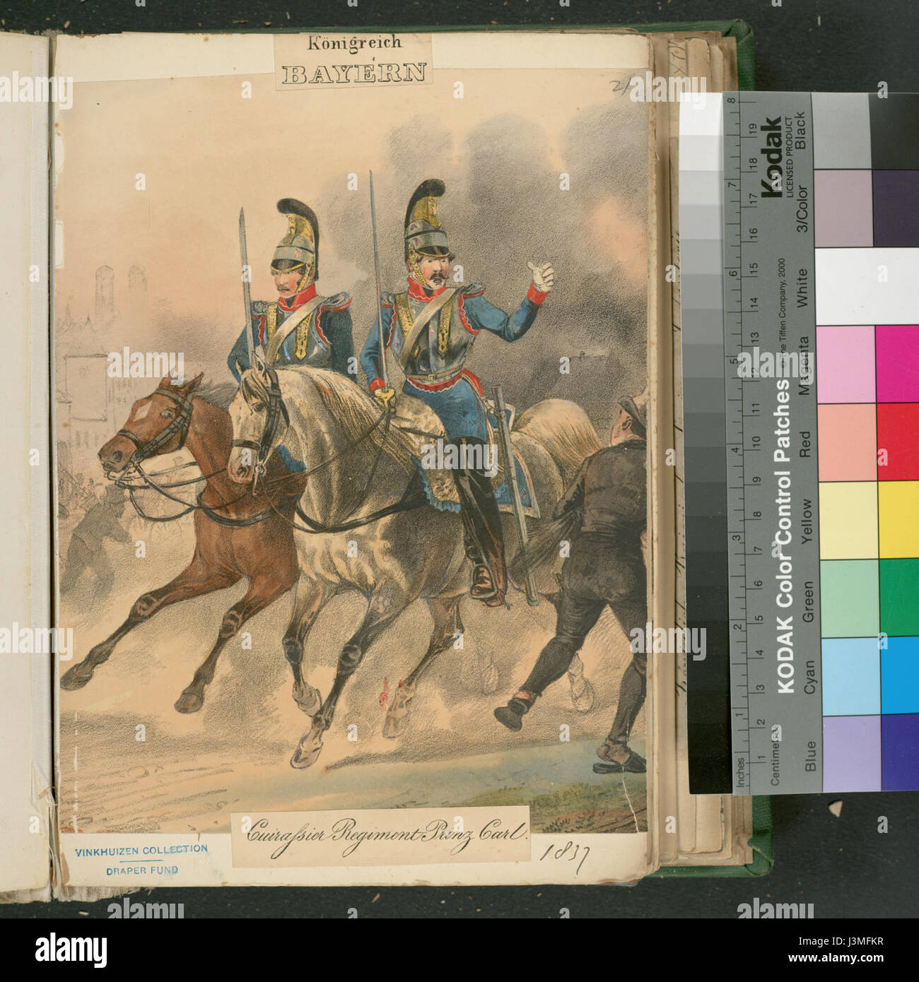 A historical overview of Bavaria, Germany, from 1837 to 1843, depicting ...
