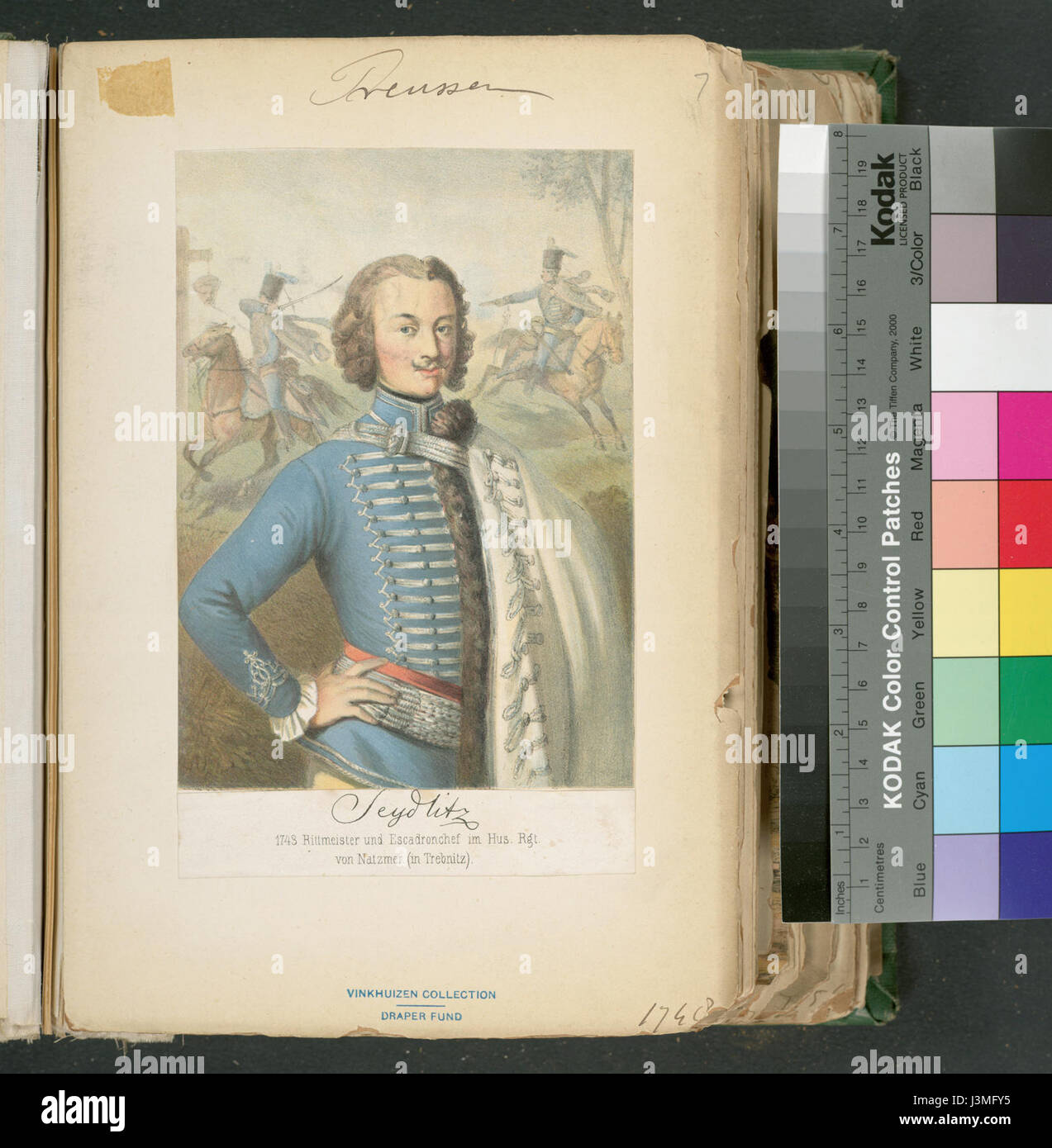 This map covers the region of Germany and Prussia from 1746 to 1756, a ...