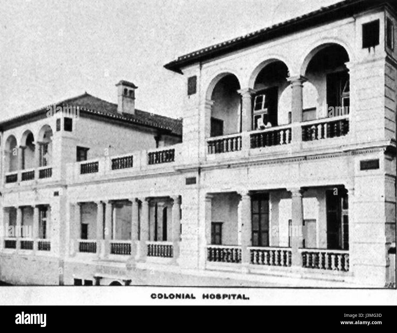 Gibraltar Colonial Hospital Stock Photo - Alamy