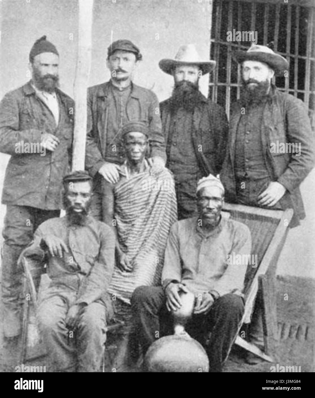 German pioneers of Congo 1908 Stock Photo - Alamy