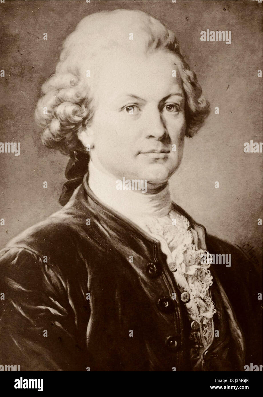 Gotthold Ephraim Lessing Stock Photo - Alamy