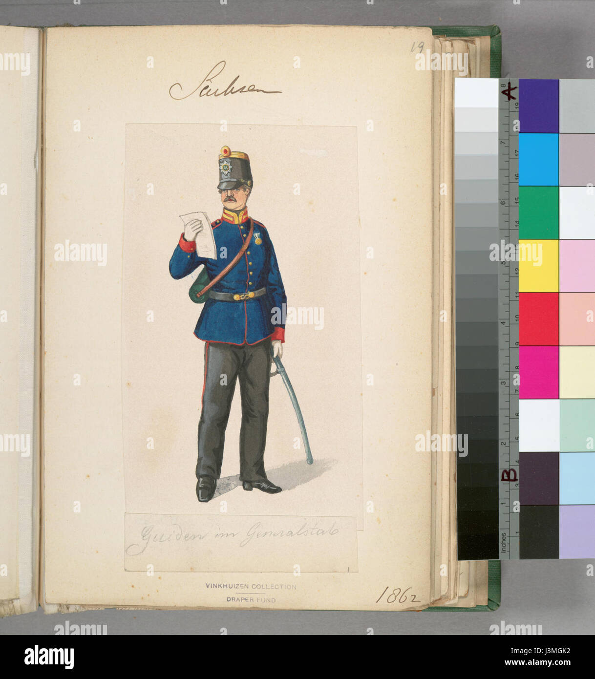 A historical map depicting the Kingdom of Saxony in Germany between ...