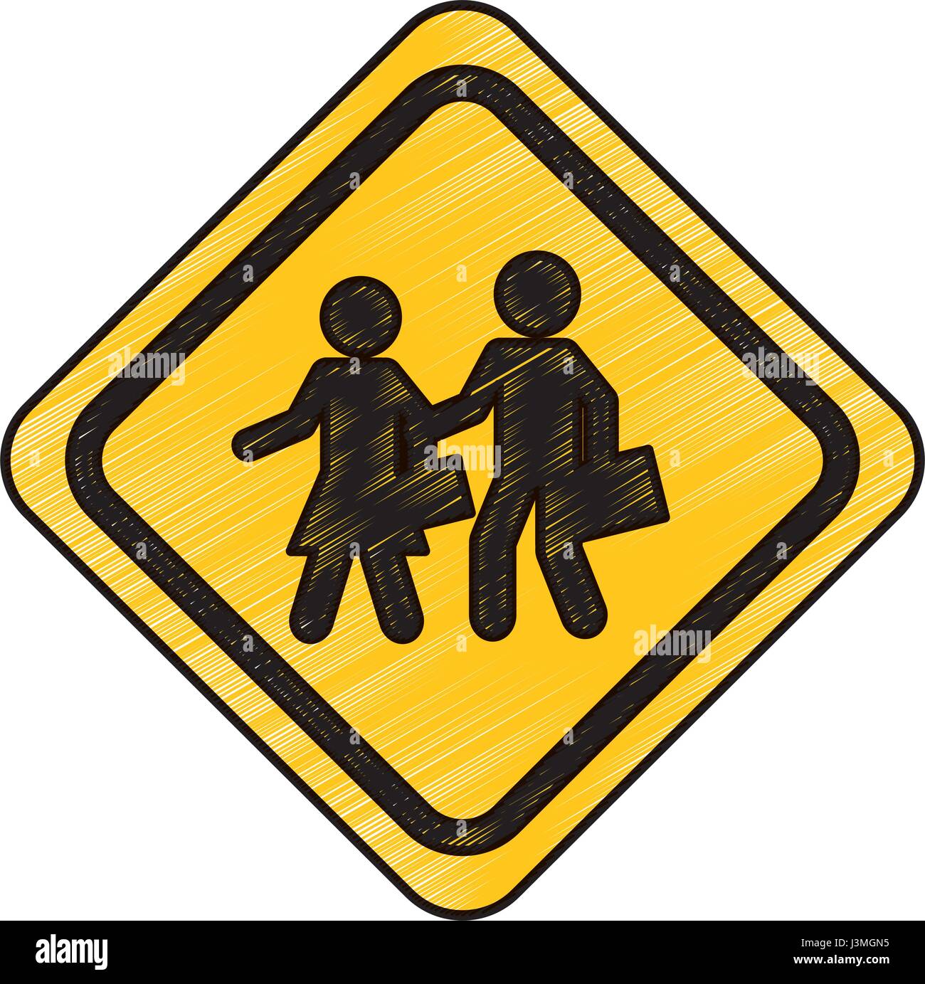 School zone sign board hi-res stock photography and images - Alamy