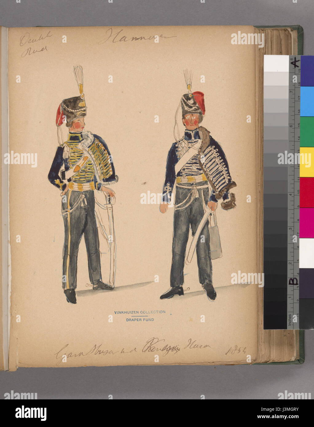 This image collection from 1852 to 1854 depicts various scenes of ...