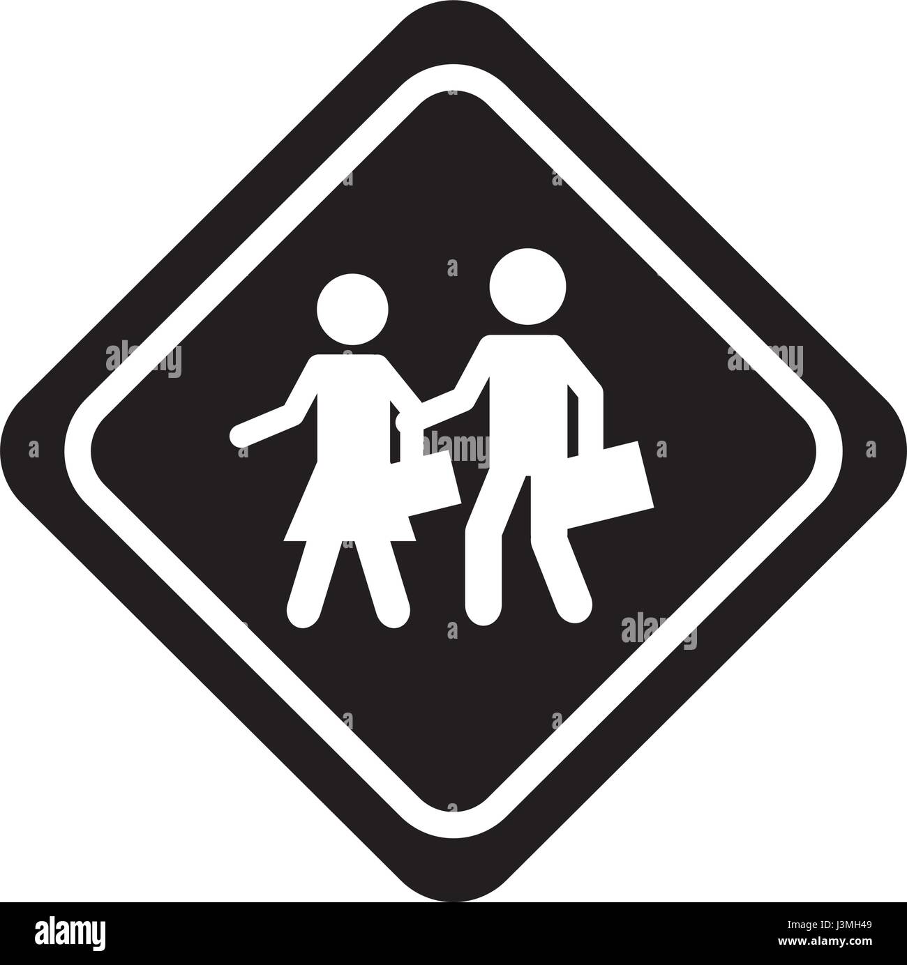 School zone sign board hi-res stock photography and images - Alamy