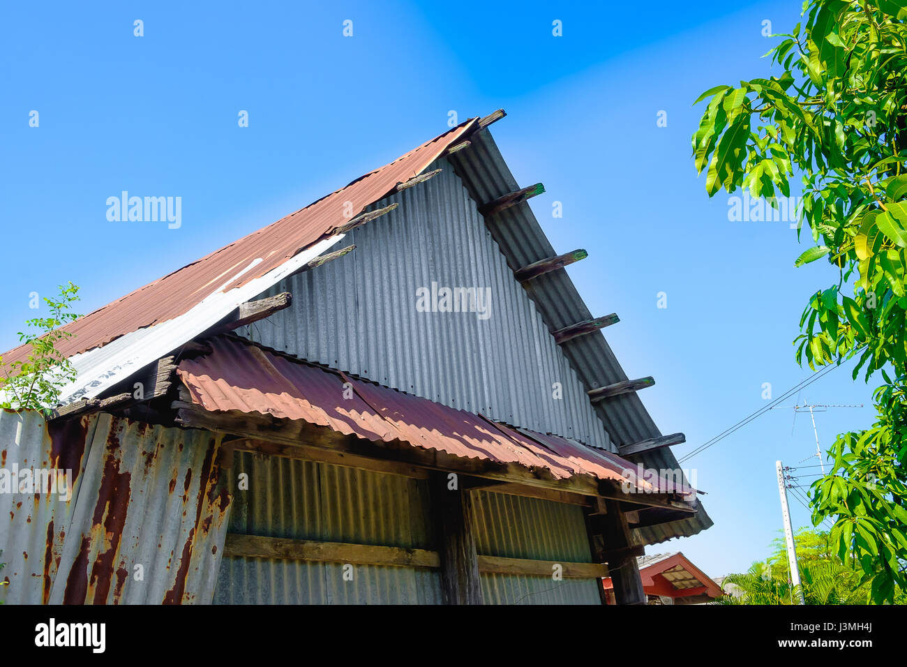 Weathered Zinc Sheeting