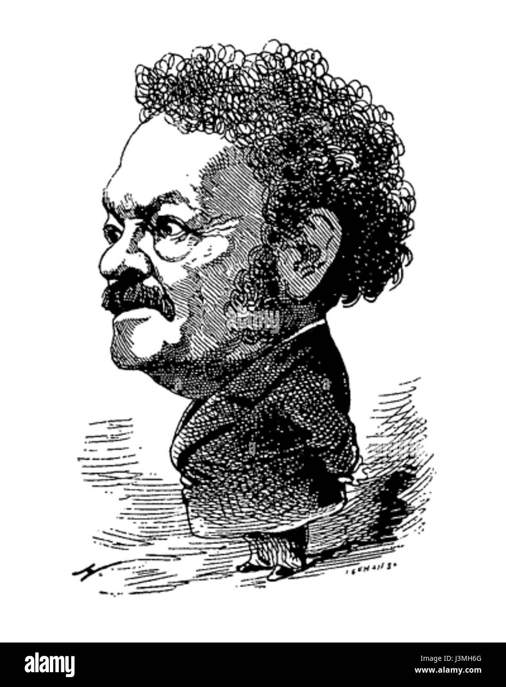 Gilbert Duprez, a renowned French tenor, is captured in this portrait ...