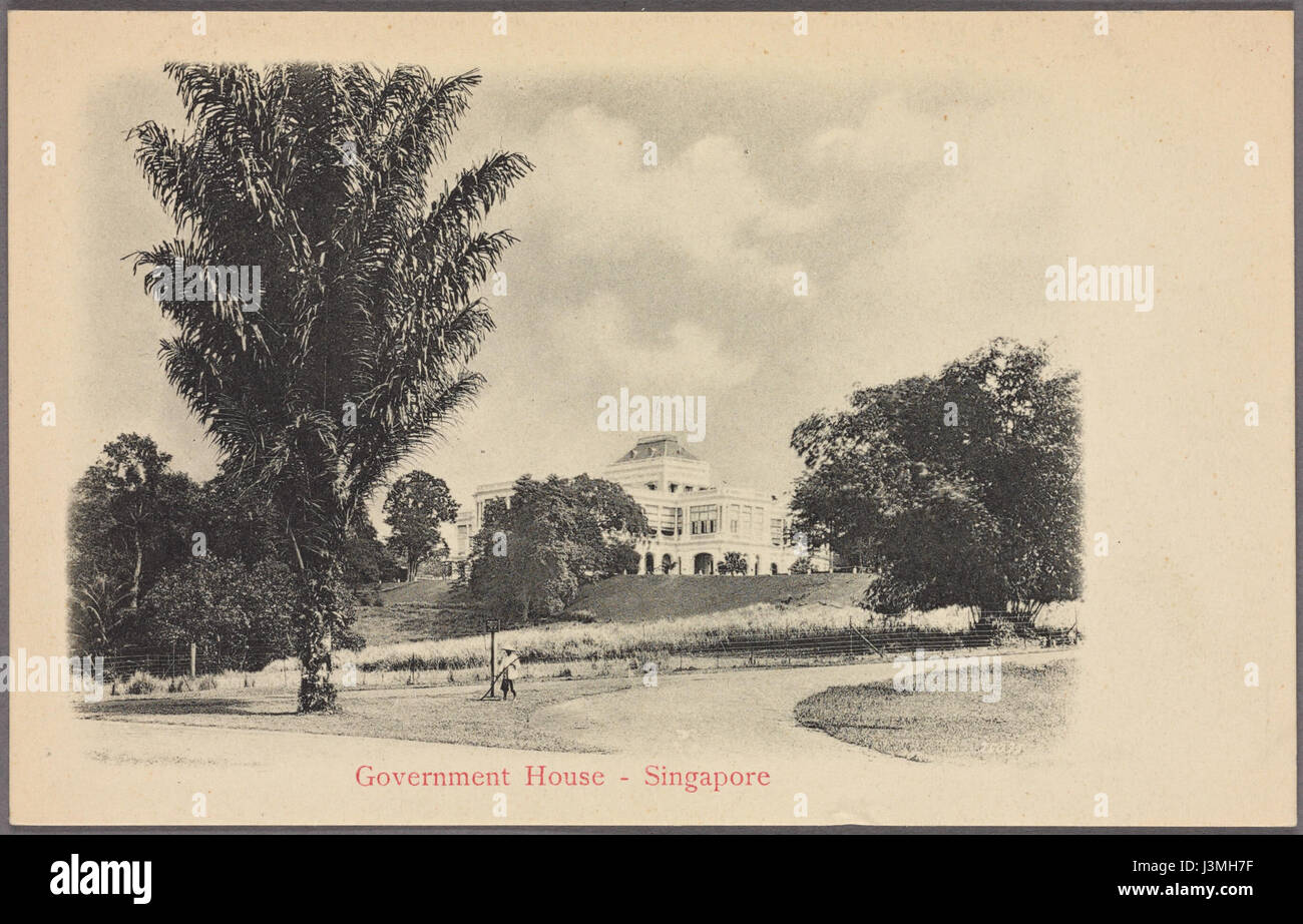 Government House in Singapore served as the official residence of the ...