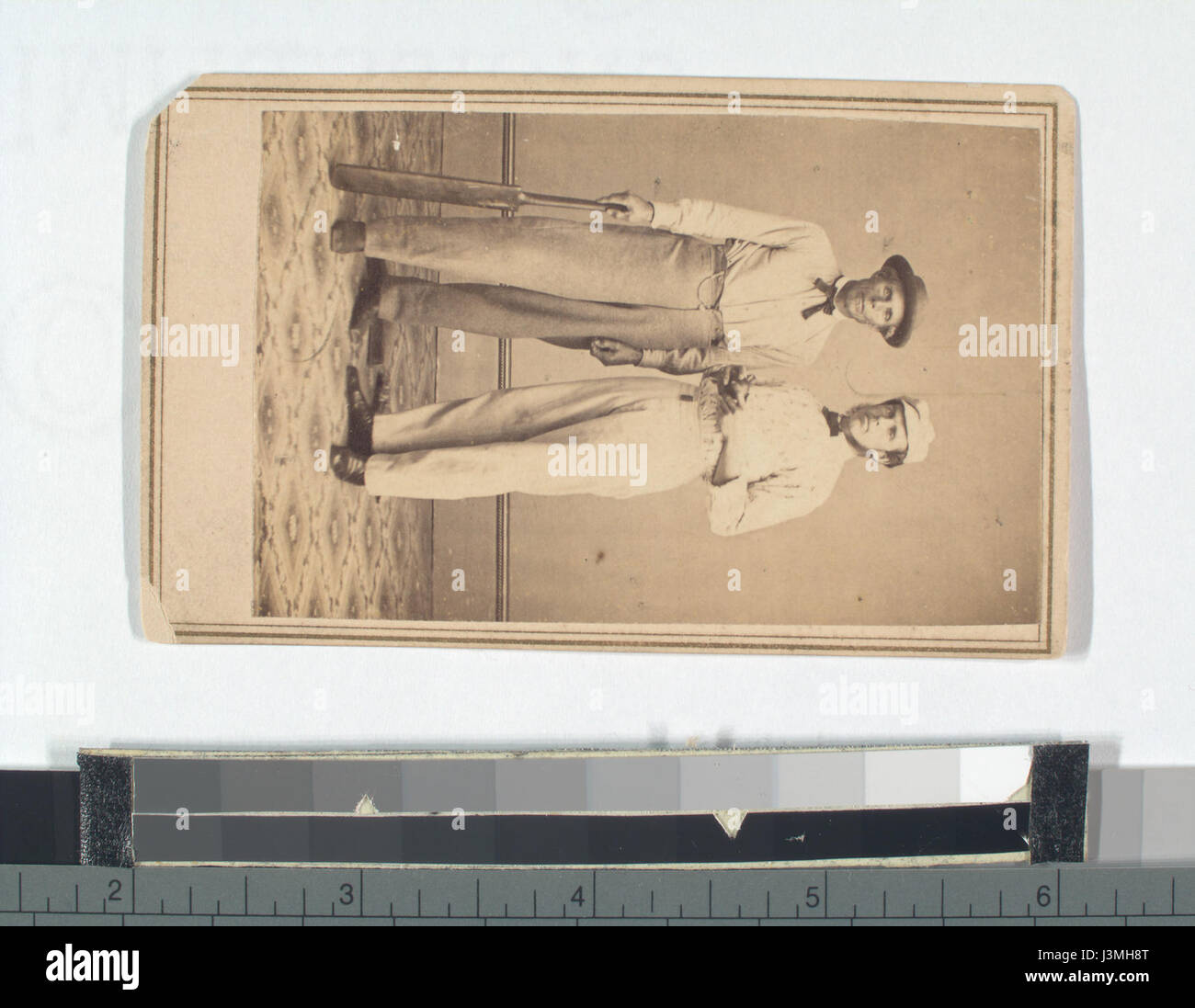 This image likely shows Harry Wright and his father Sam Wright, key ...