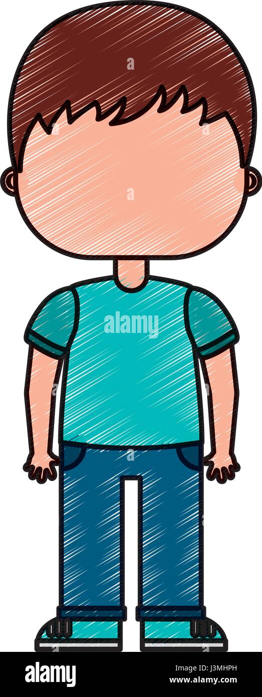 cute little boy character Stock Vector Image & Art - Alamy