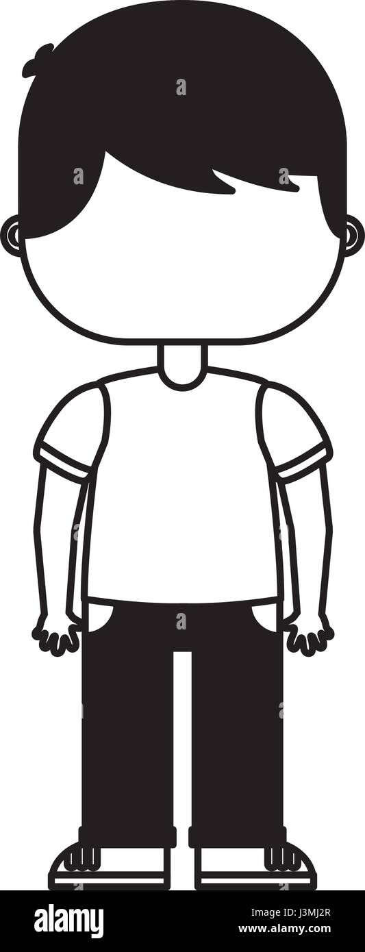 cute little boy character Stock Vector Image & Art - Alamy