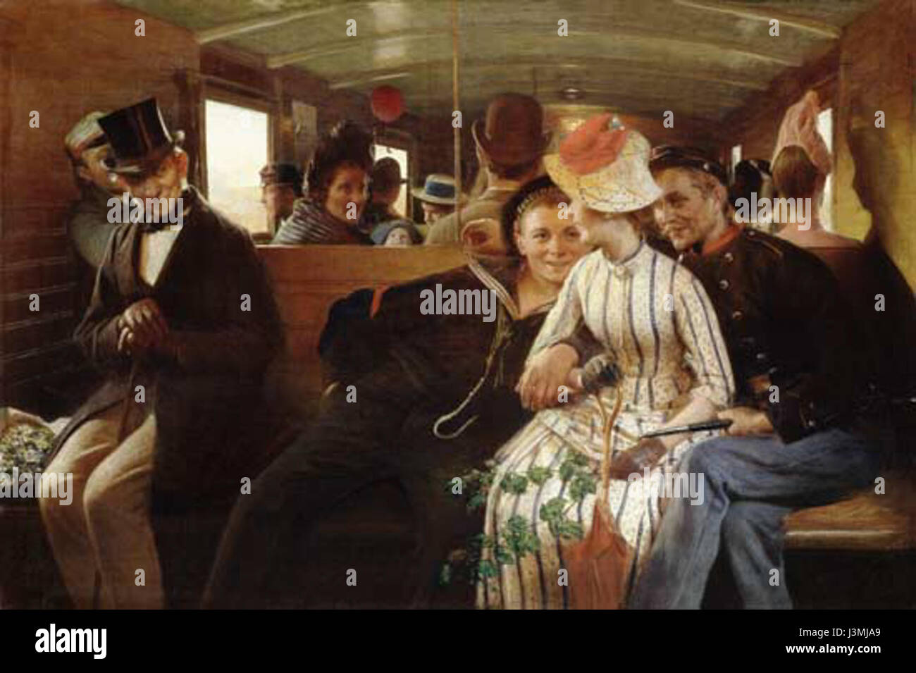 The Second Class Compartment by Hans Ole Brasen is a work of art ...