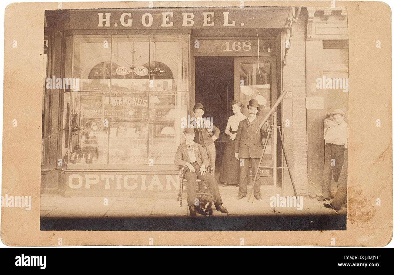 The Goebel shop, located on Grand Street in New York, was an important ...