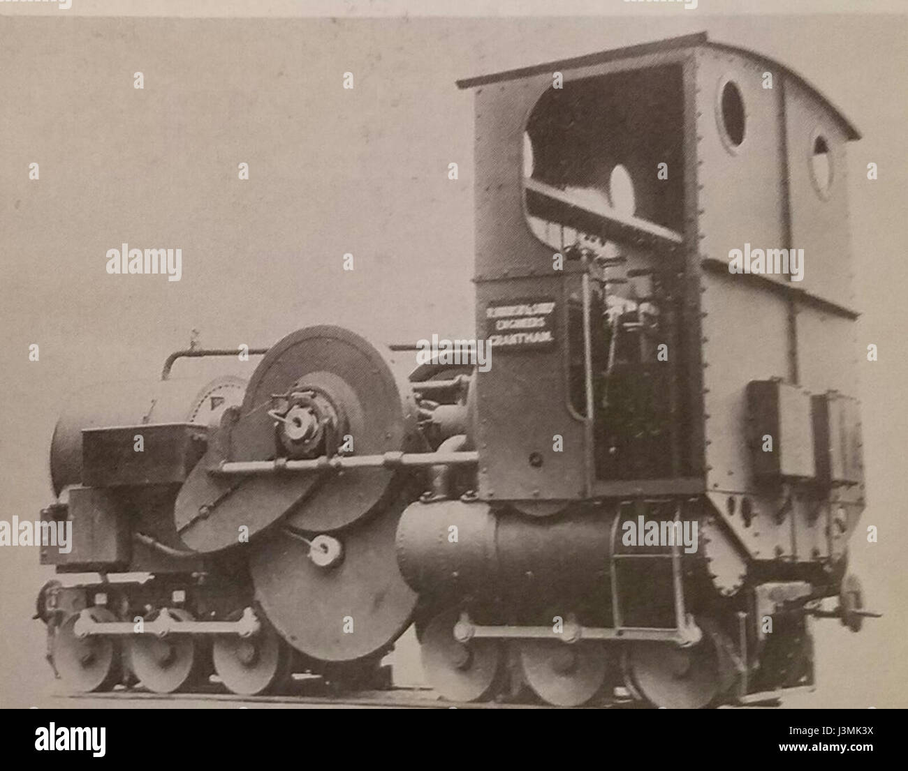 Hornsby Akroyd internal combustion engine locomotive of the 2ft 6in ...