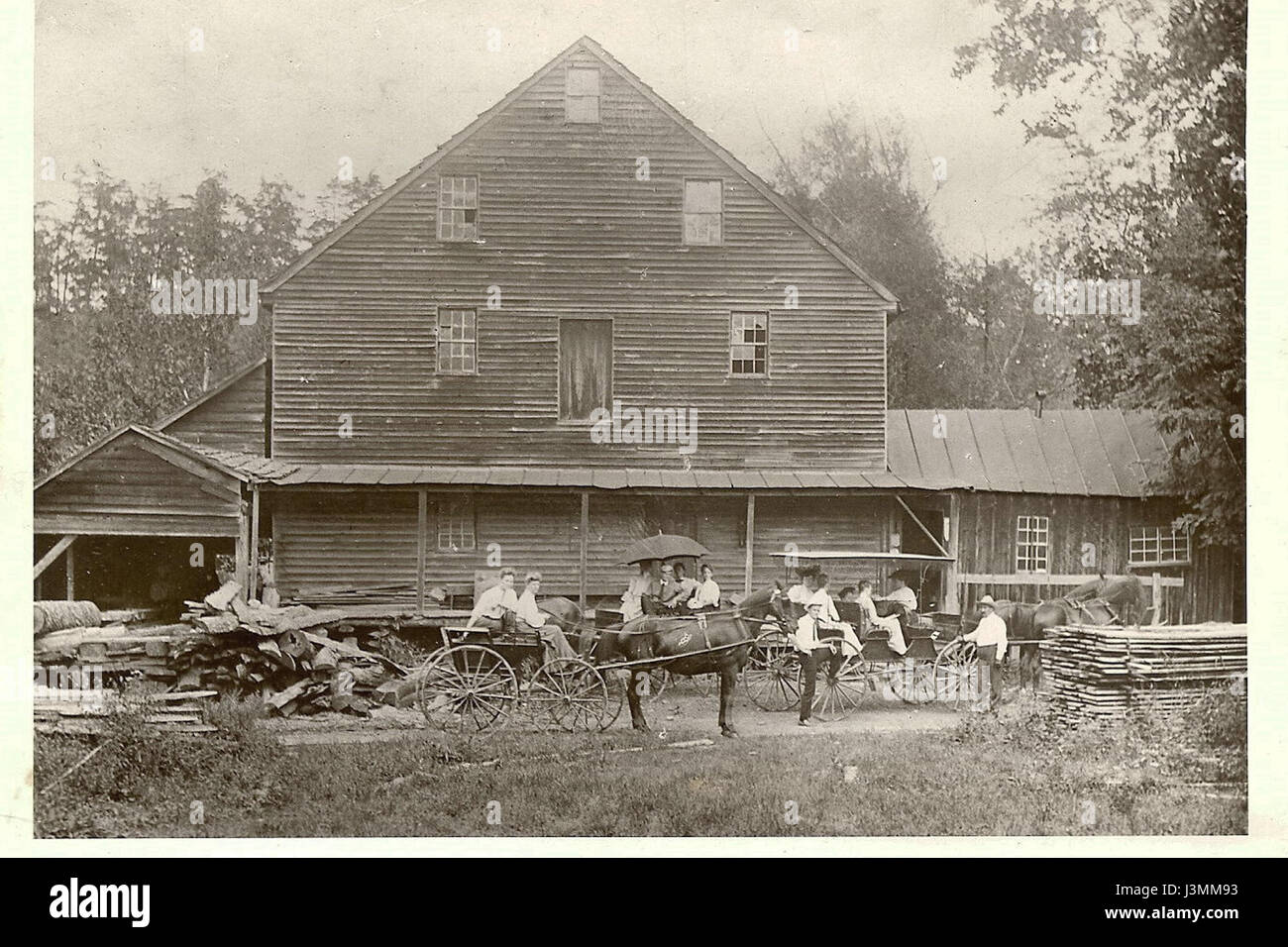 Hooks Mill, a historic site captured in 1903, reflects the agricultural ...
