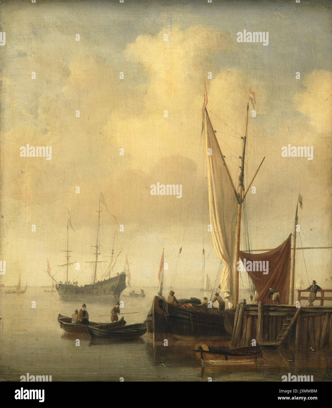 Bustling harbor scene ships hi-res stock photography and images - Alamy