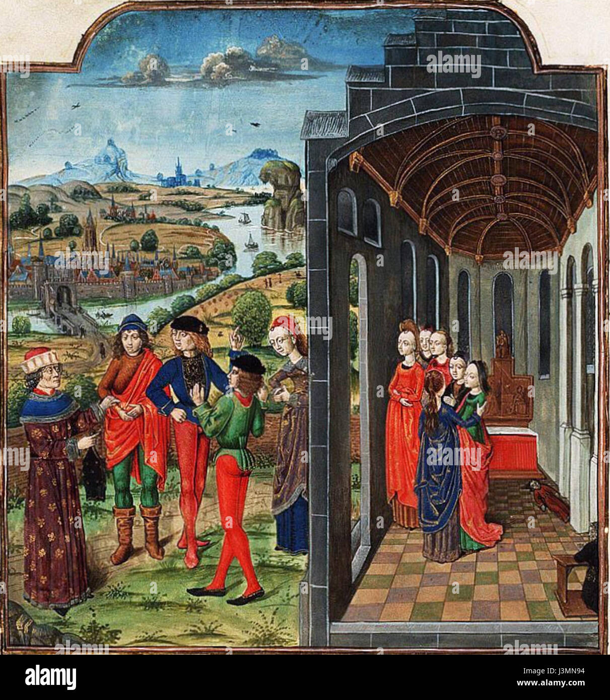14th century plague of florence hi-res stock photography and images - Alamy