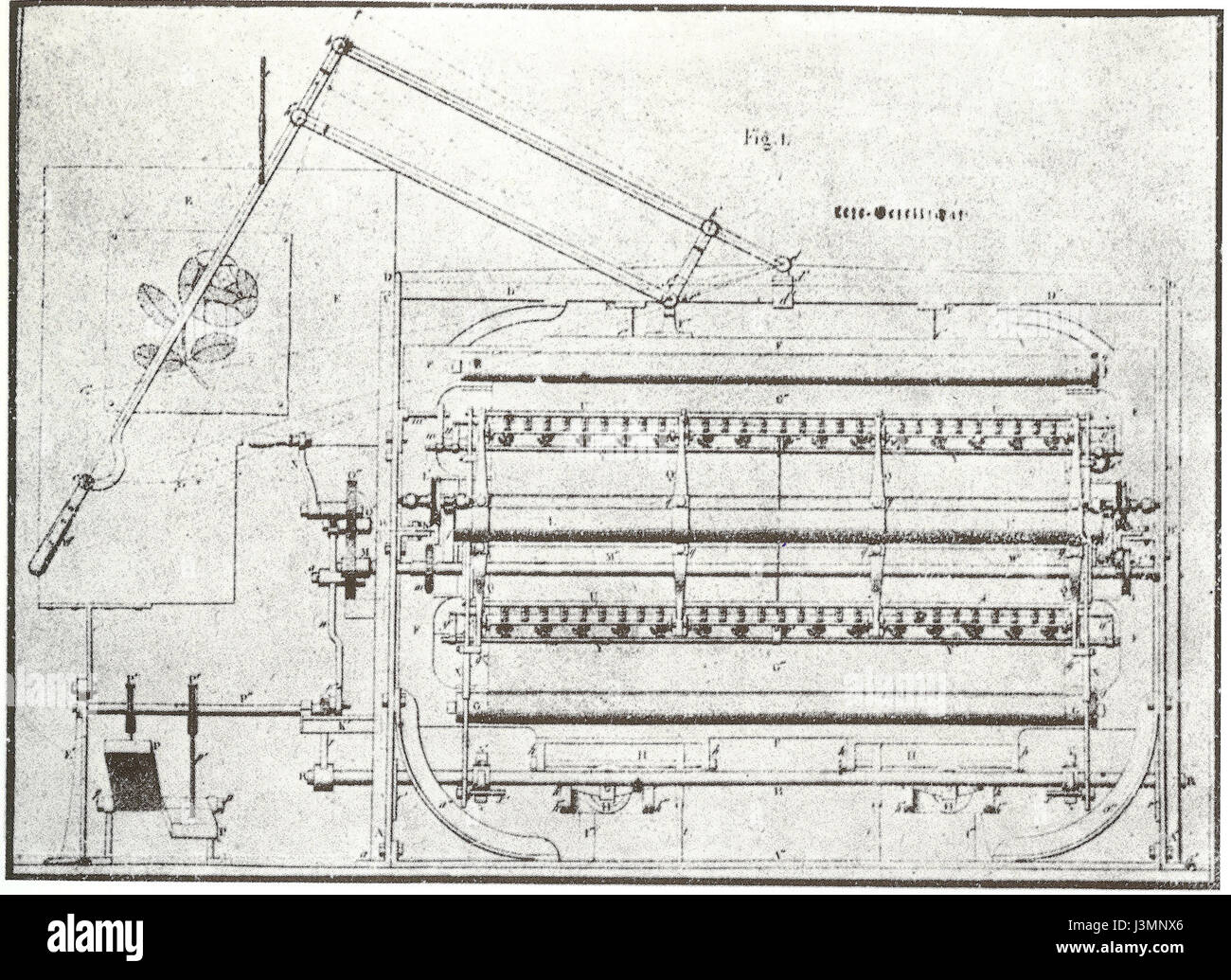 Engineering drawing of machine hi-res stock photography and images - Alamy