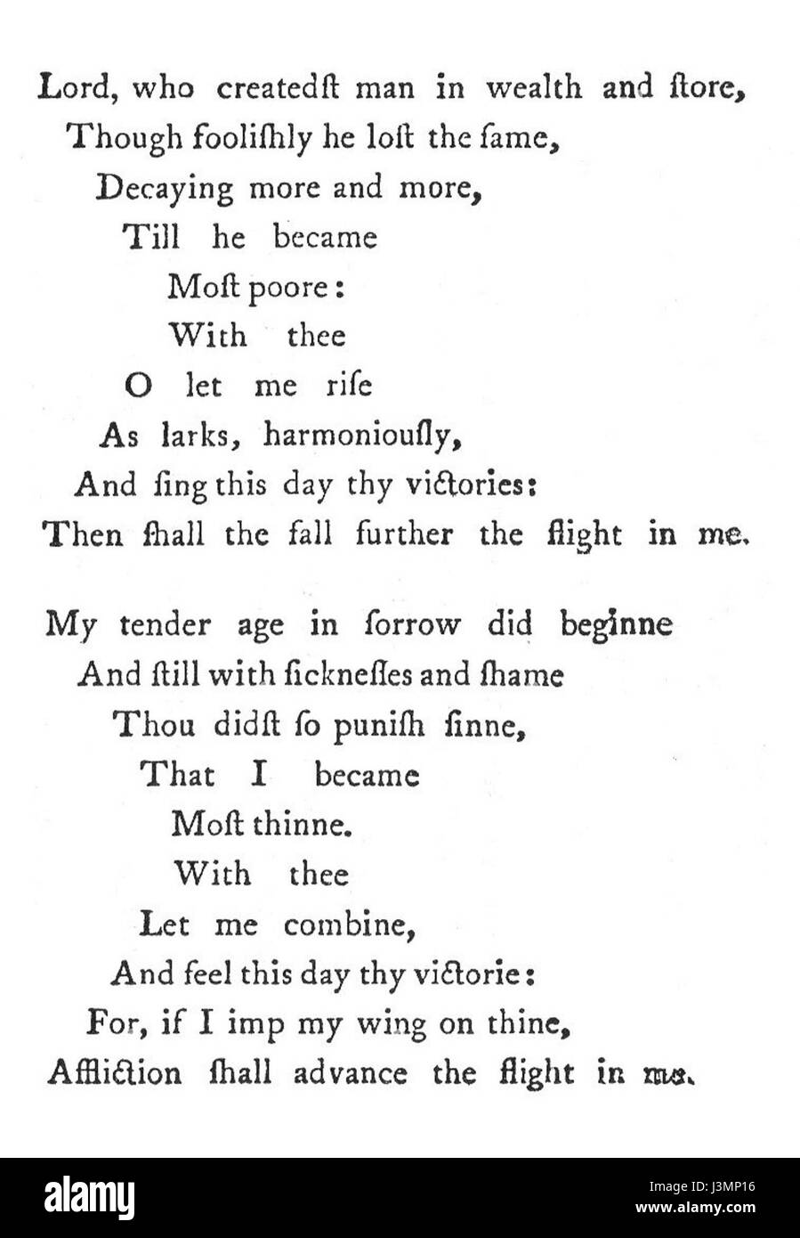 George Herbert's 'Easter Wings' is a famous English poem, noted for its ...