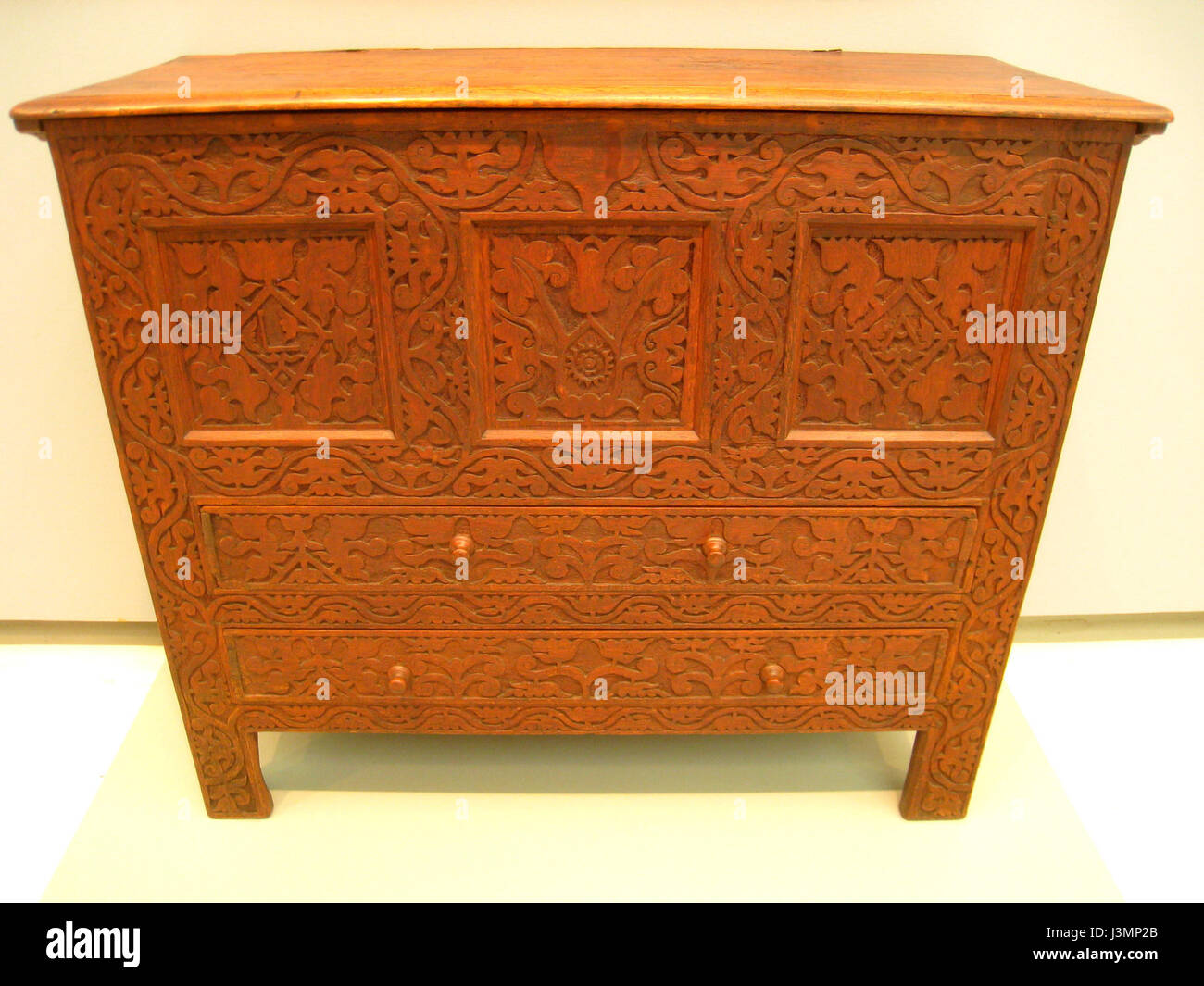 Hadley Chest, c. 1685 1700, oak and pine IMG 1594 Stock Photo - Alamy