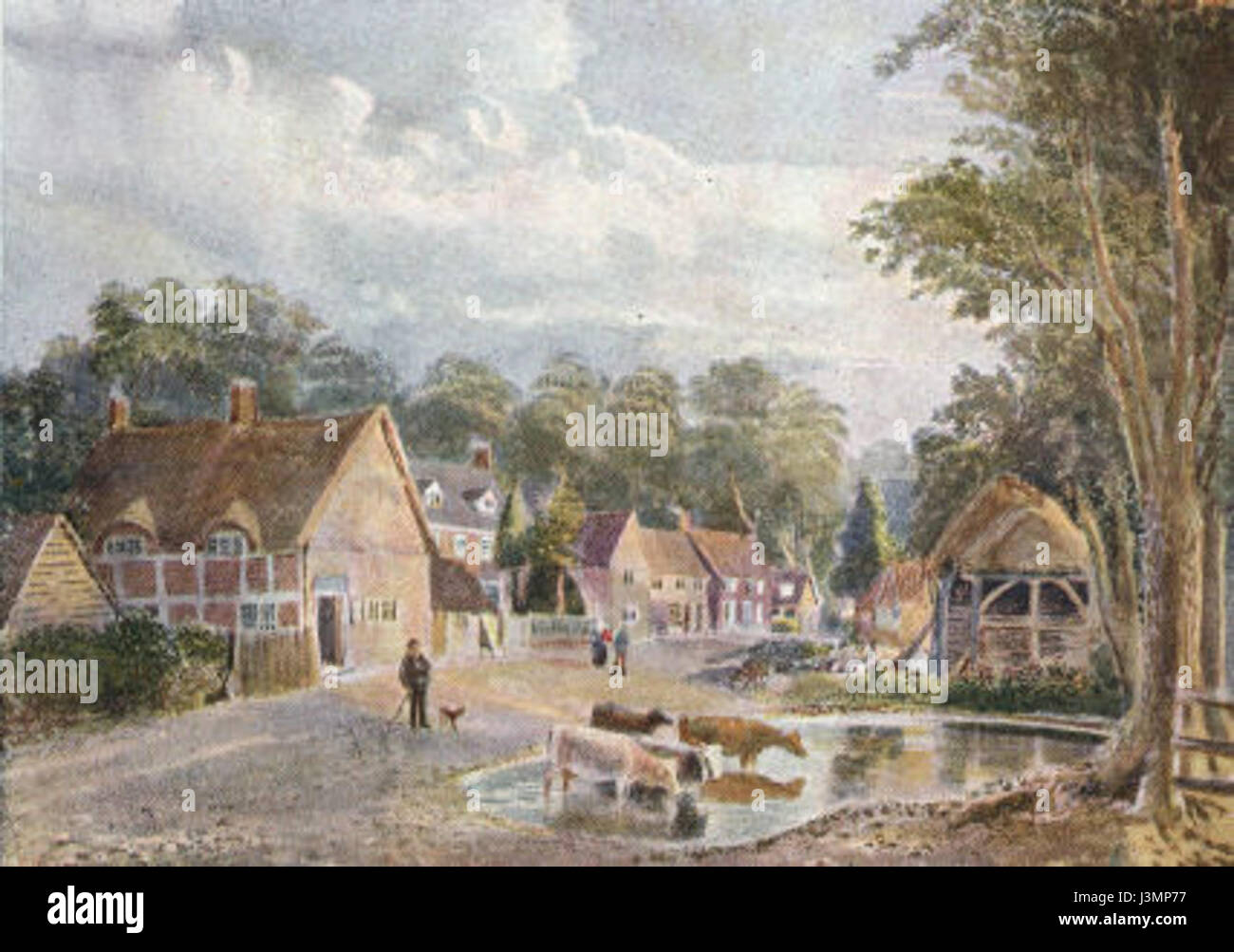 A photograph of Hitchin, specifically the area of Gosmore, showcasing a ...