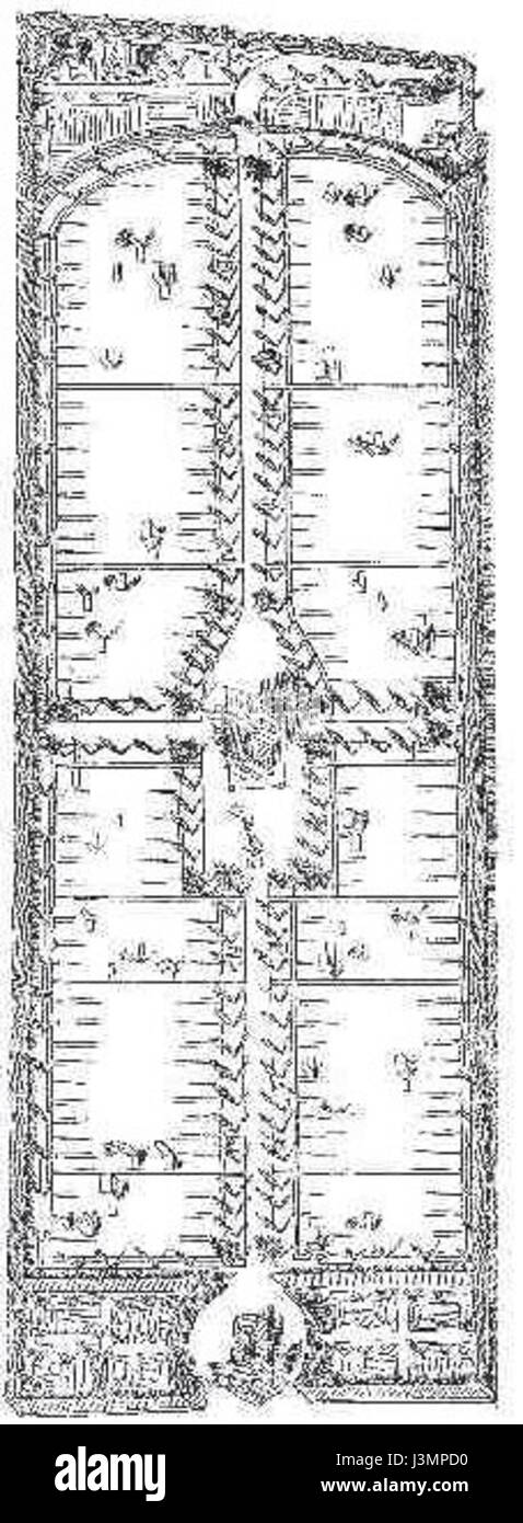 The Histon Road Cemetery plan from 1843 provides a detailed layout of ...