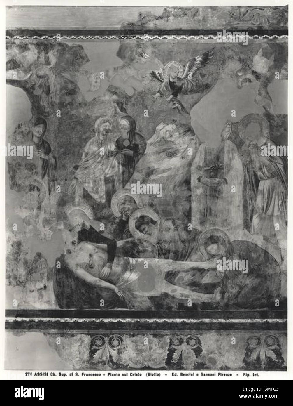 This attributed work to Giotto, titled 'Deposition from the Cross ...