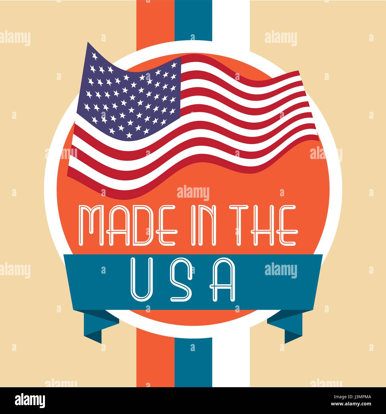 made in the usa design Stock Vector Image & Art - Alamy
