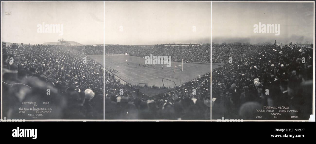 The Harvard-Yale football game in New Haven in 1908 was a historic ...