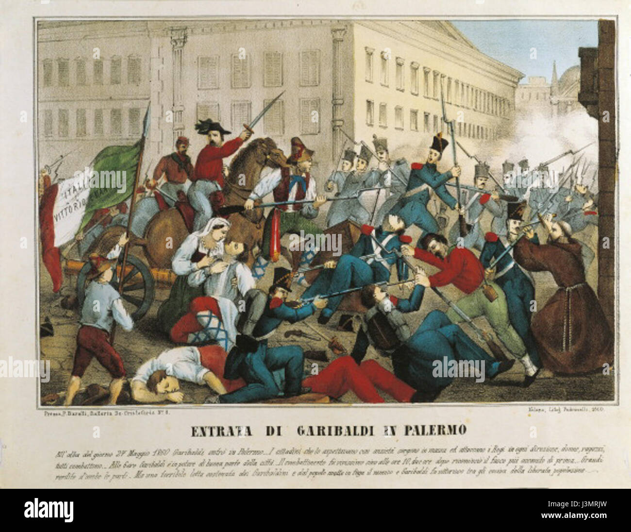 Giuseppe Garibaldi, the Italian general and nationalist, entered ...