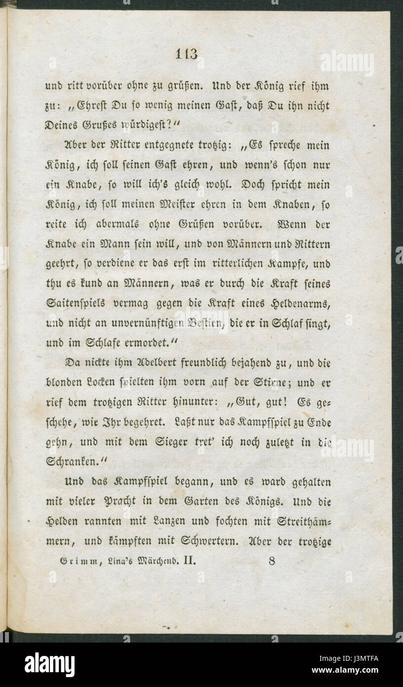 Grimm Lina's MÃ¤rchenbuch II 113 is a German fairy tale collection ...
