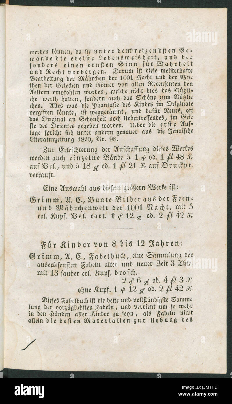 An 1631 edition of 'Grimm Linas Maerchenbuch II', a collection of fairy ...