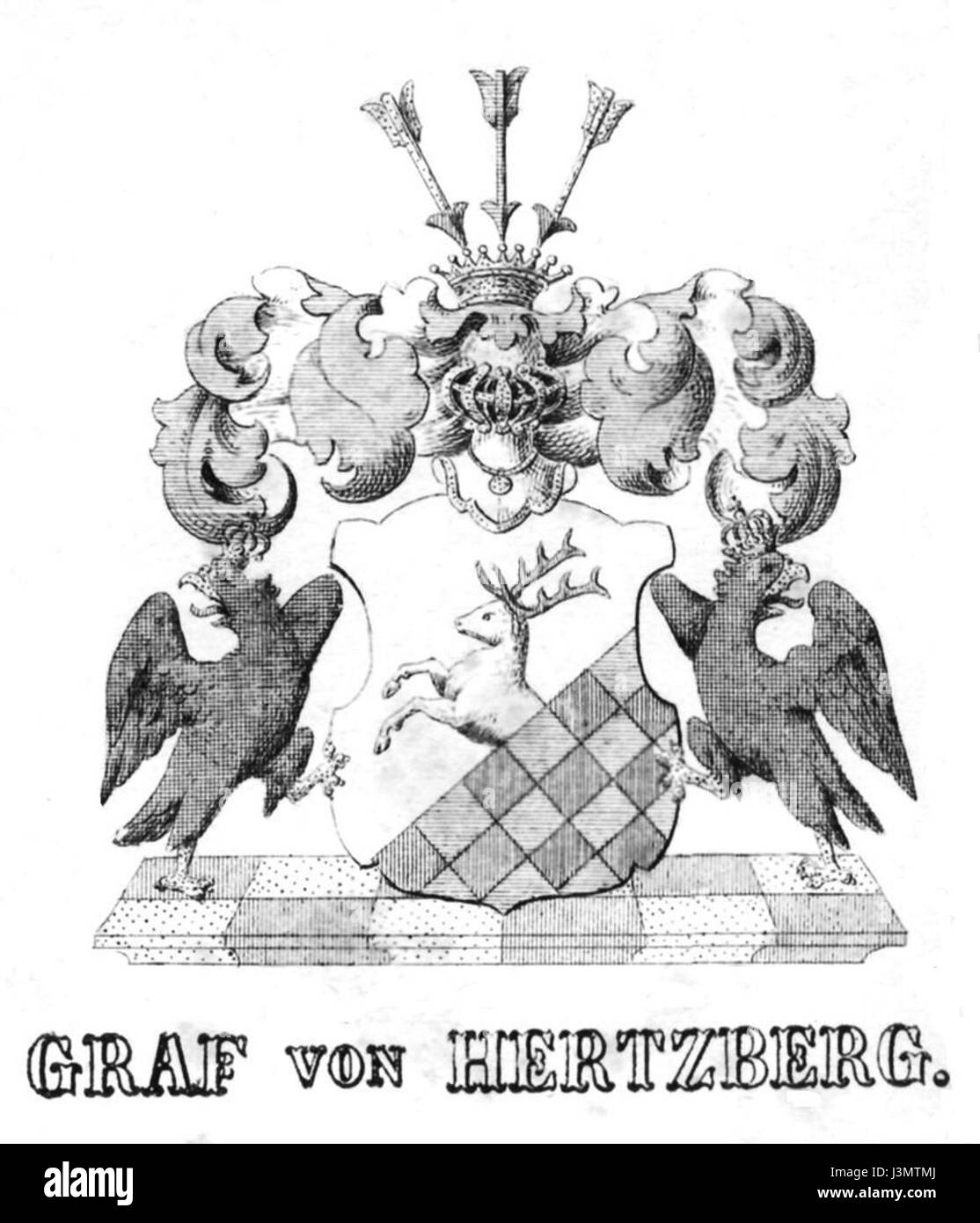 The Hertzberg Grafen Wappen refers to the coat of arms of the Hertzberg ...