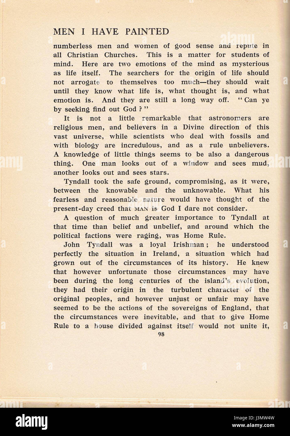 This piece from *Men I Have Painted* by Hamilton features portraits of ...