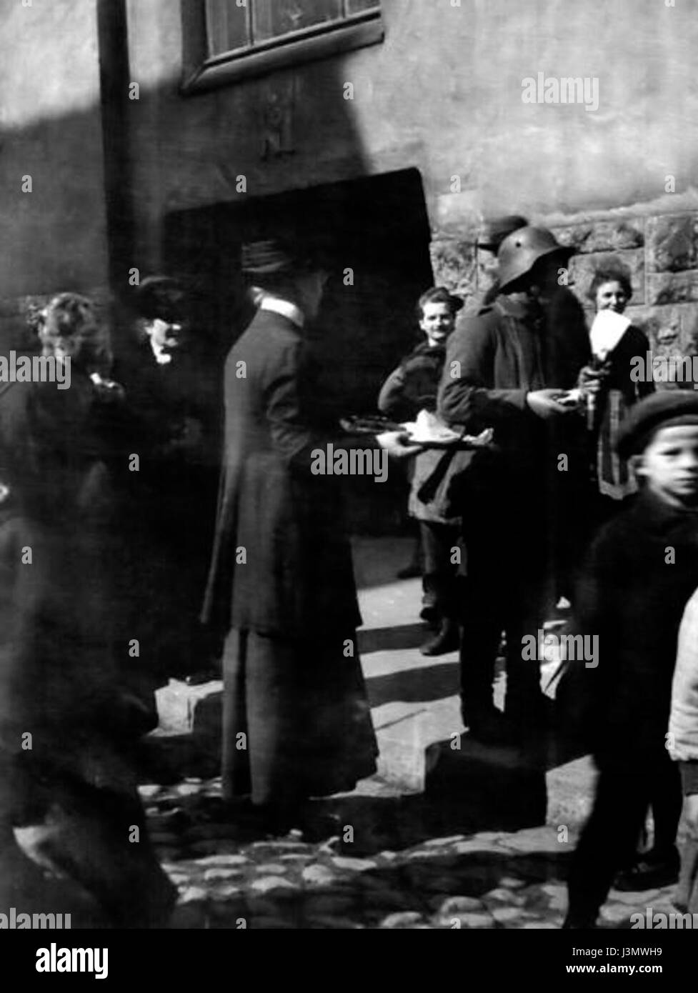 A German soldier in Helsinki in 1918, during the period of the Finnish ...