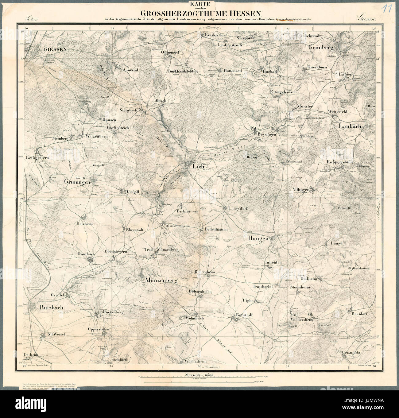 Hessen map hi-res stock photography and images - Alamy