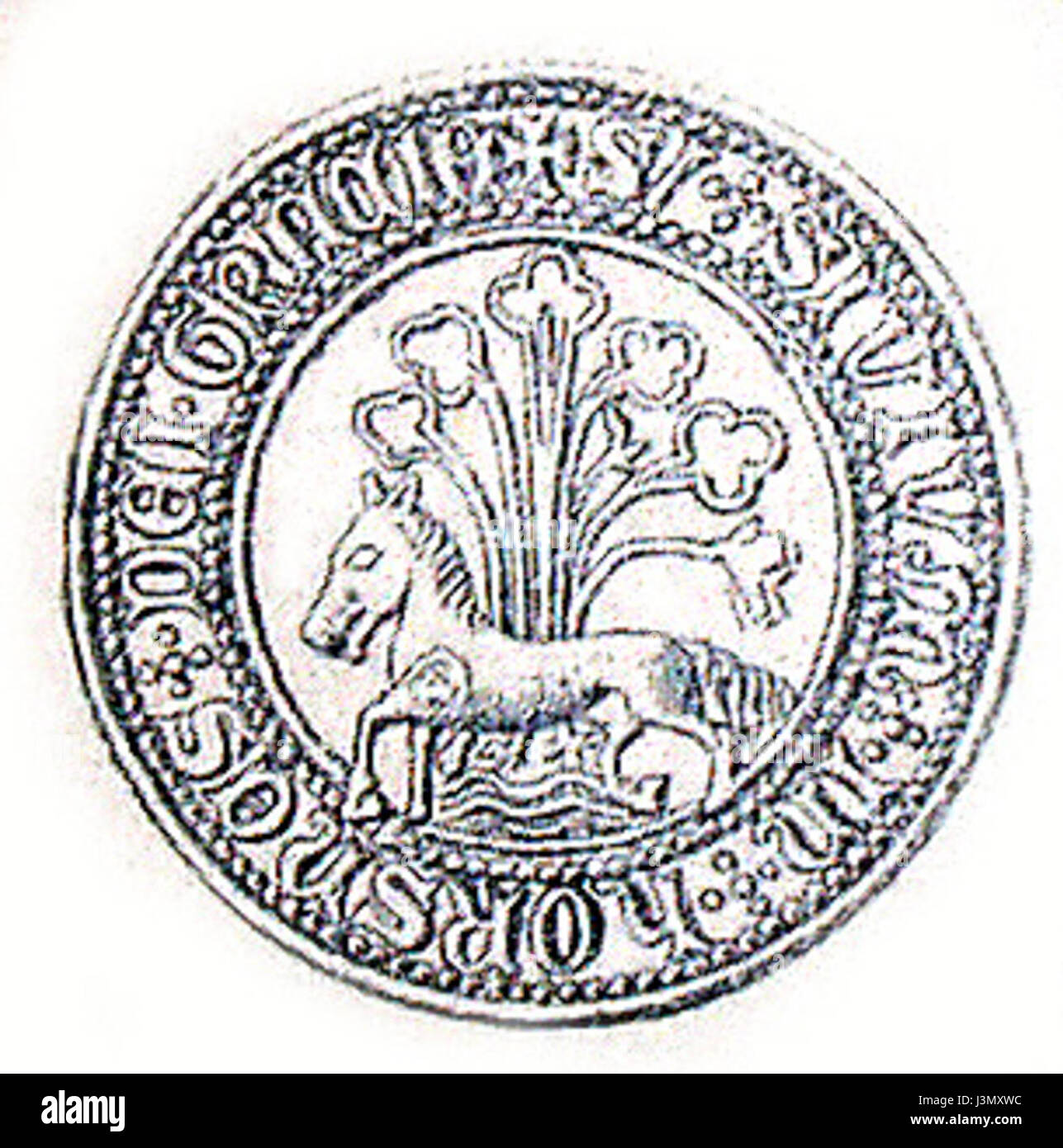 Map of horsens hi-res stock photography and images - Alamy