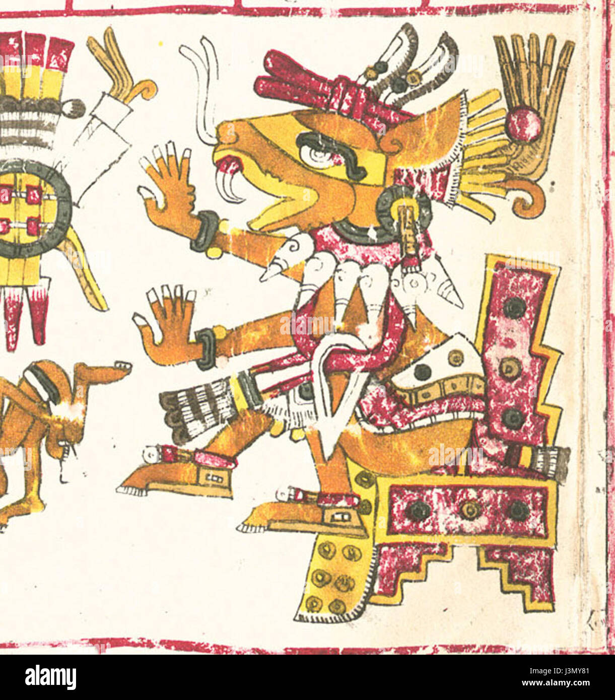 Huehuecoyotl, a deity in Aztec mythology, represents the coyote and is ...