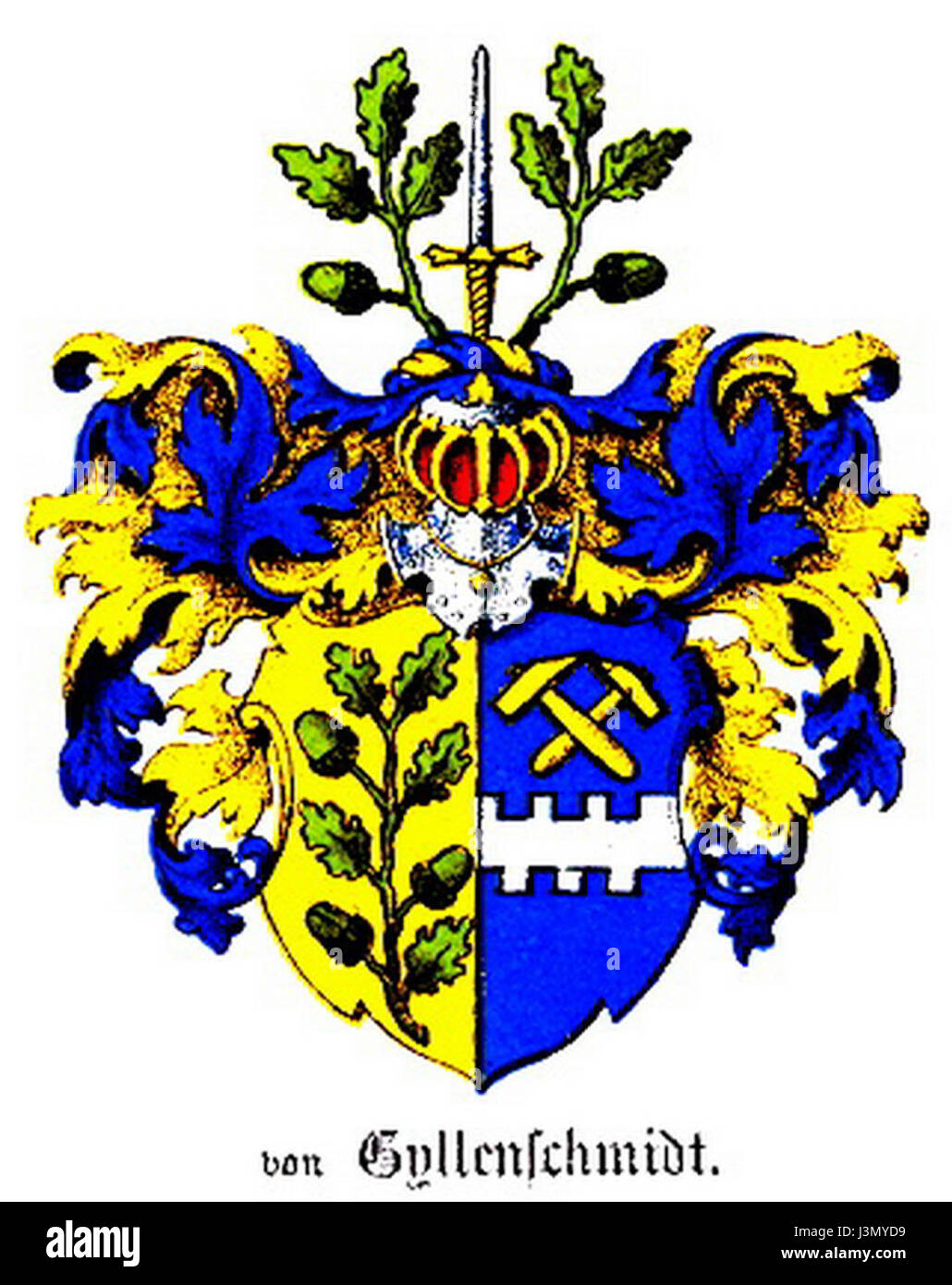 Gyllenschmidt Wappen refers to a family crest or coat of arms ...