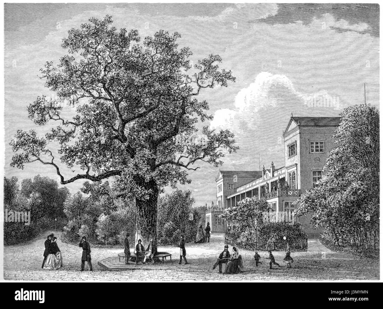 Hasselbacken Stockholm 1867 Stock Photo - Alamy