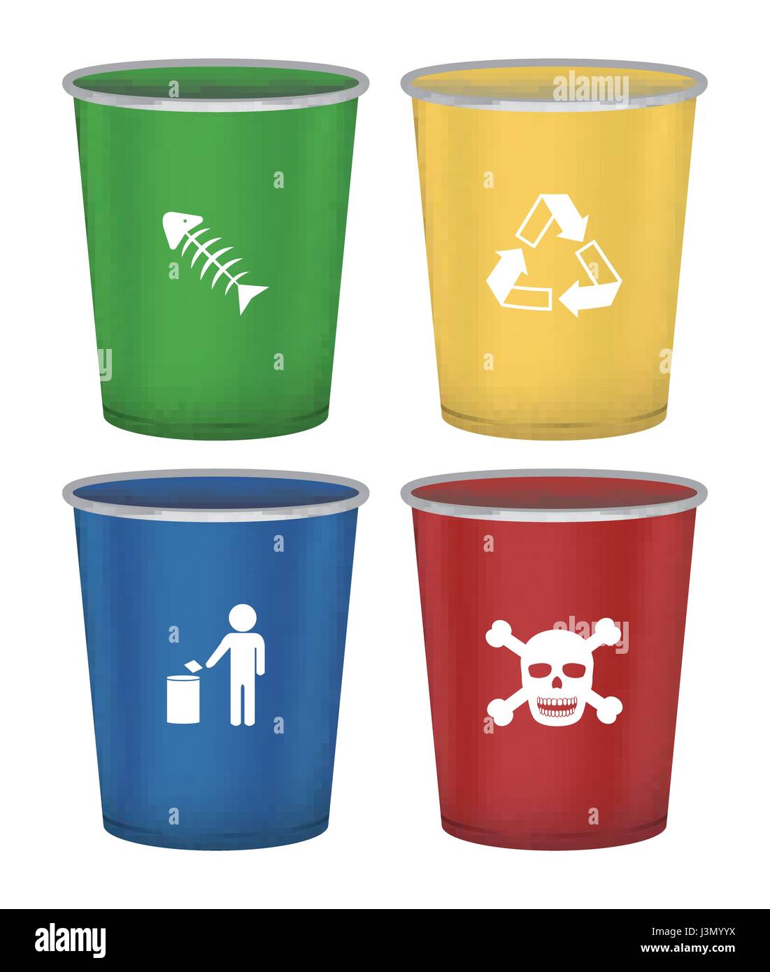 General waste Cut Out Stock Images & Pictures - Alamy