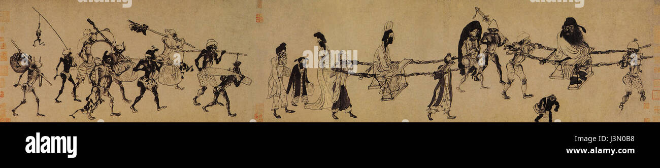 Gong Kai Zhong Kui Traveling Stock Photo - Alamy