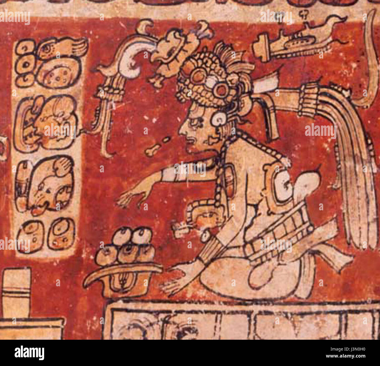 Dessin Du Dieu Maya Itzamna