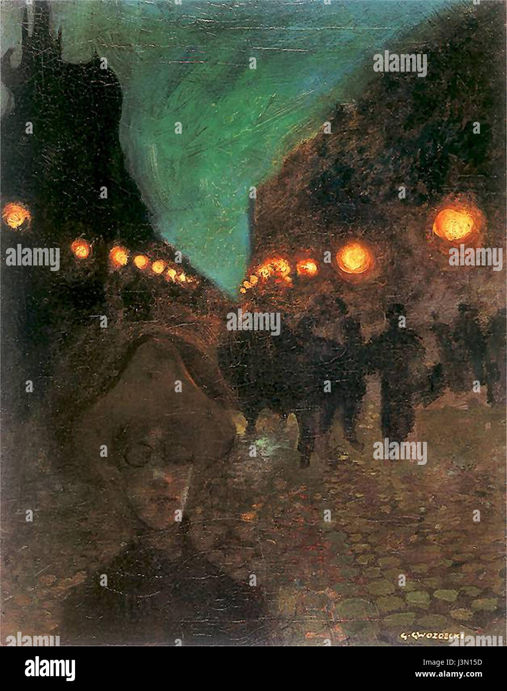 'Wieczorna tÄ™sknota' (Evening Longing) is a poetic work by Gwozdecki ...