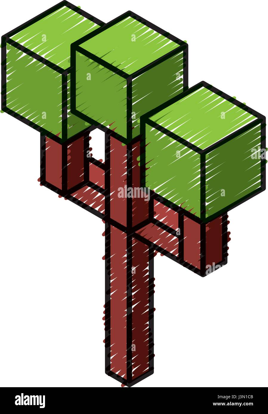tree plant isometric icon Stock Vector Image & Art - Alamy