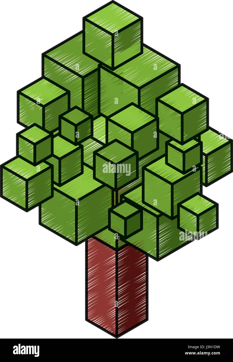 tree plant isometric icon Stock Vector Image & Art - Alamy