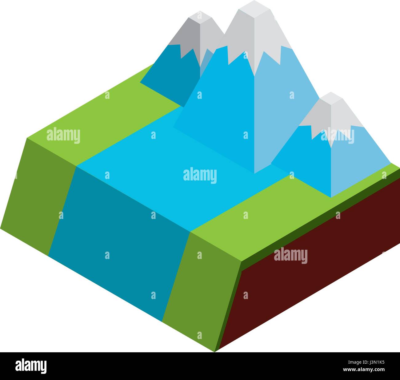 Section terrain Stock Vector Images - Alamy